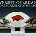 University of Arkansas Razorback Desktop Sculpture - Bronze Plated Cast ...