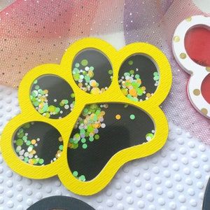 Cat | Dog | Paw Prints Shaker Bundle | Pets | 5in1 | NO Foam Tape ...
