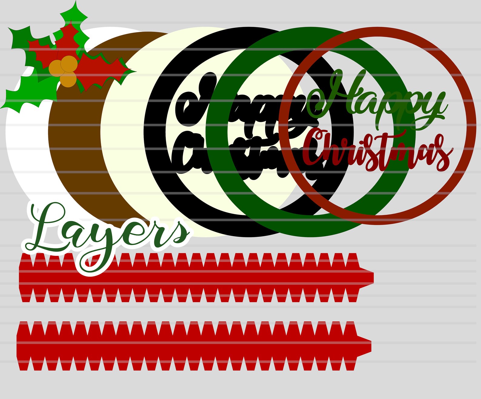 Shaker SVG Shaker Layer Strip SVG and Studio 3D Layer - Etsy