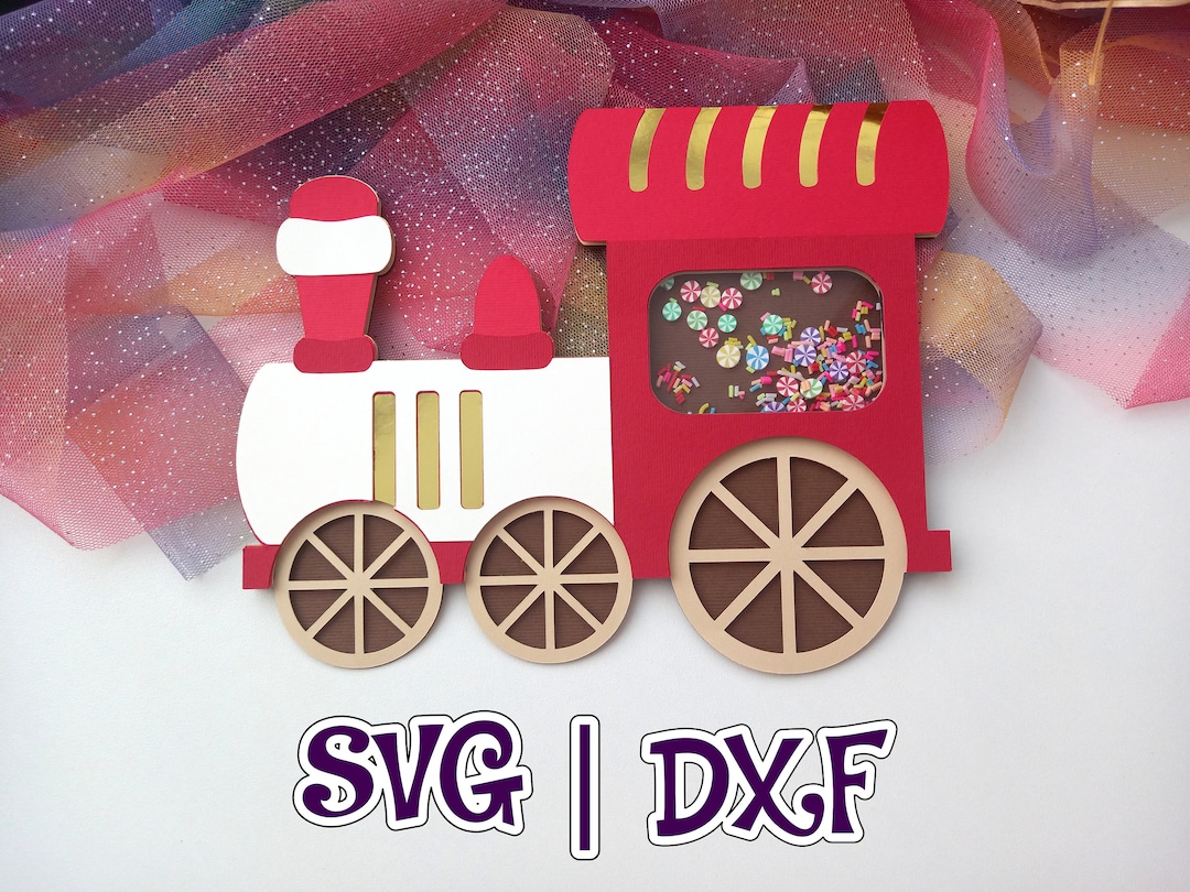 3D Shaker Train Engine Template | Locomotive | Toy Train | Cake Topper ...