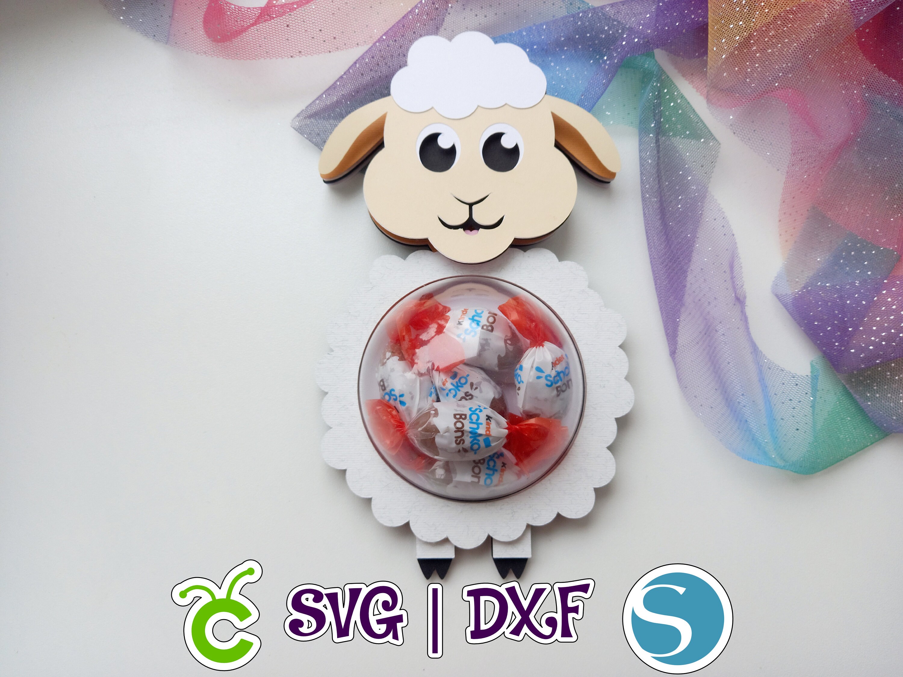 Lamb Candy Holder Sheep Candy Ornament 8cm or 3.14 - Etsy