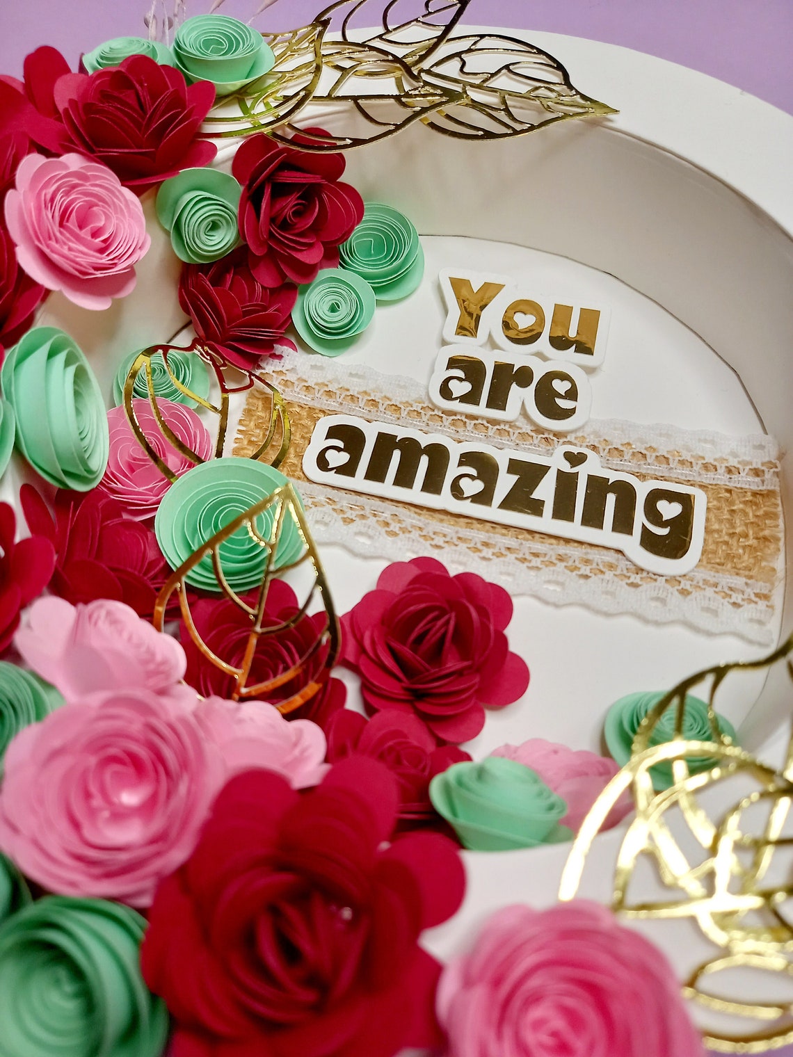 Circular Shadow Box 6.3 16.1 Cm SVG and Studio | Etsy