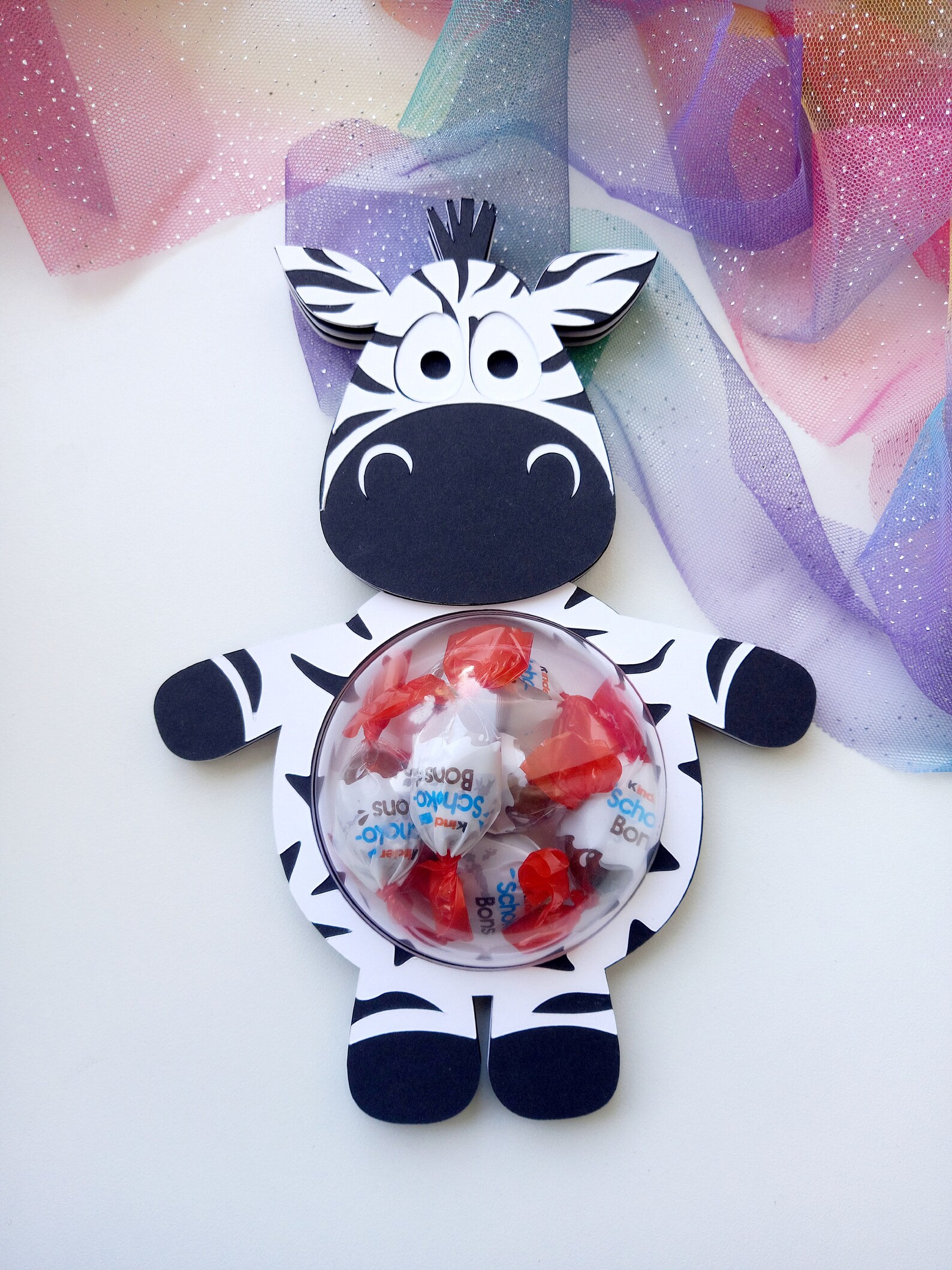 Zebra Candy Holder Candy Ornament Africa Safari Animal - Etsy