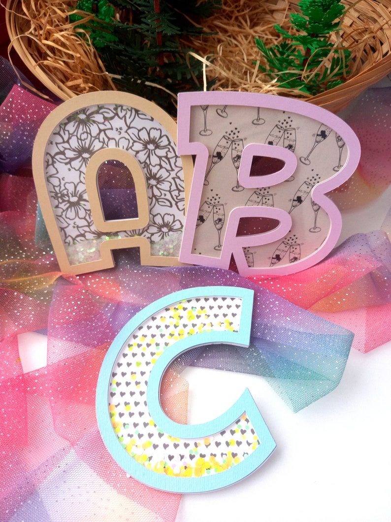 Shaker Alphabet A-Z ÕÄÖÜ and NO Foam Tape Letters - Etsy