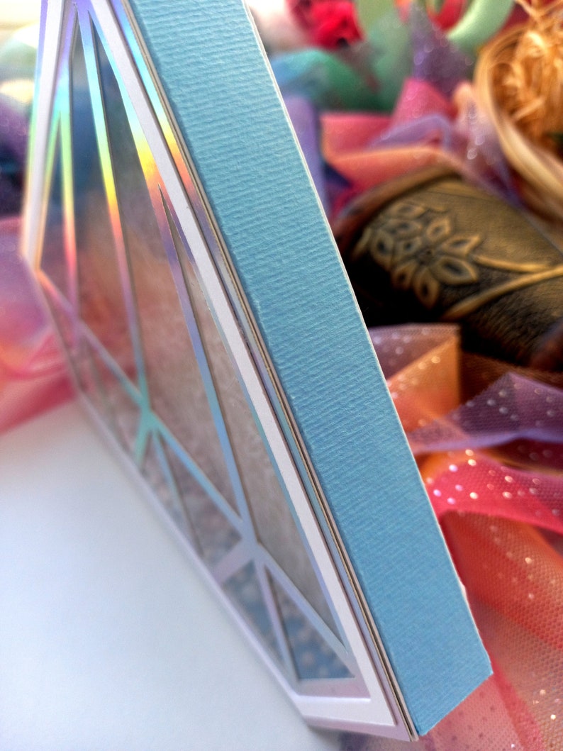 Diamond Shaker Template NO Foam Tape Cake Topper Wall - Etsy