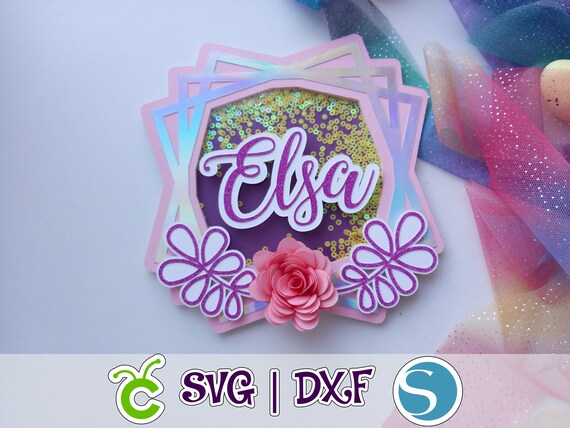 Shaker Cake Topper Template Layered 3D Cake Topper SVG and | Etsy Canada