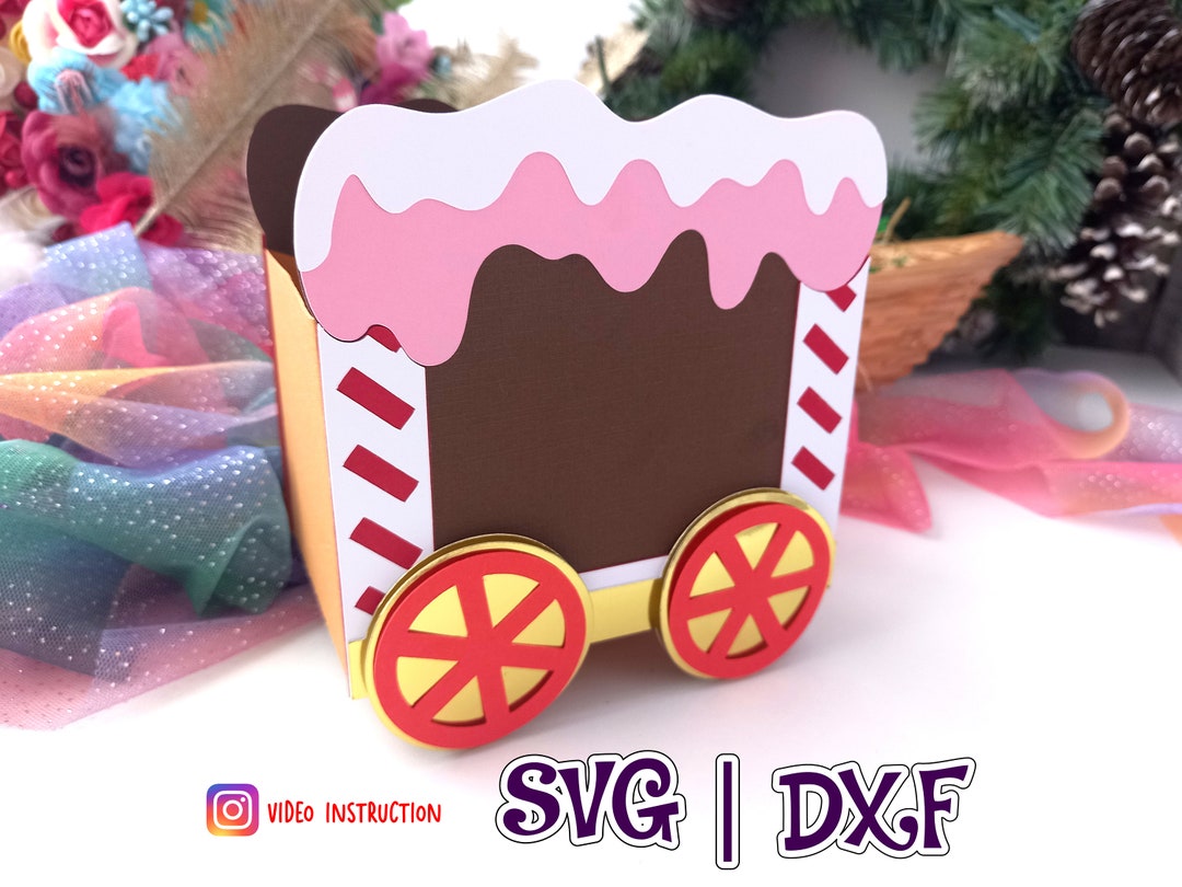 Train Wagon Box | Gift Box | Favour Box | Candy Holder | 3D | Holiday ...