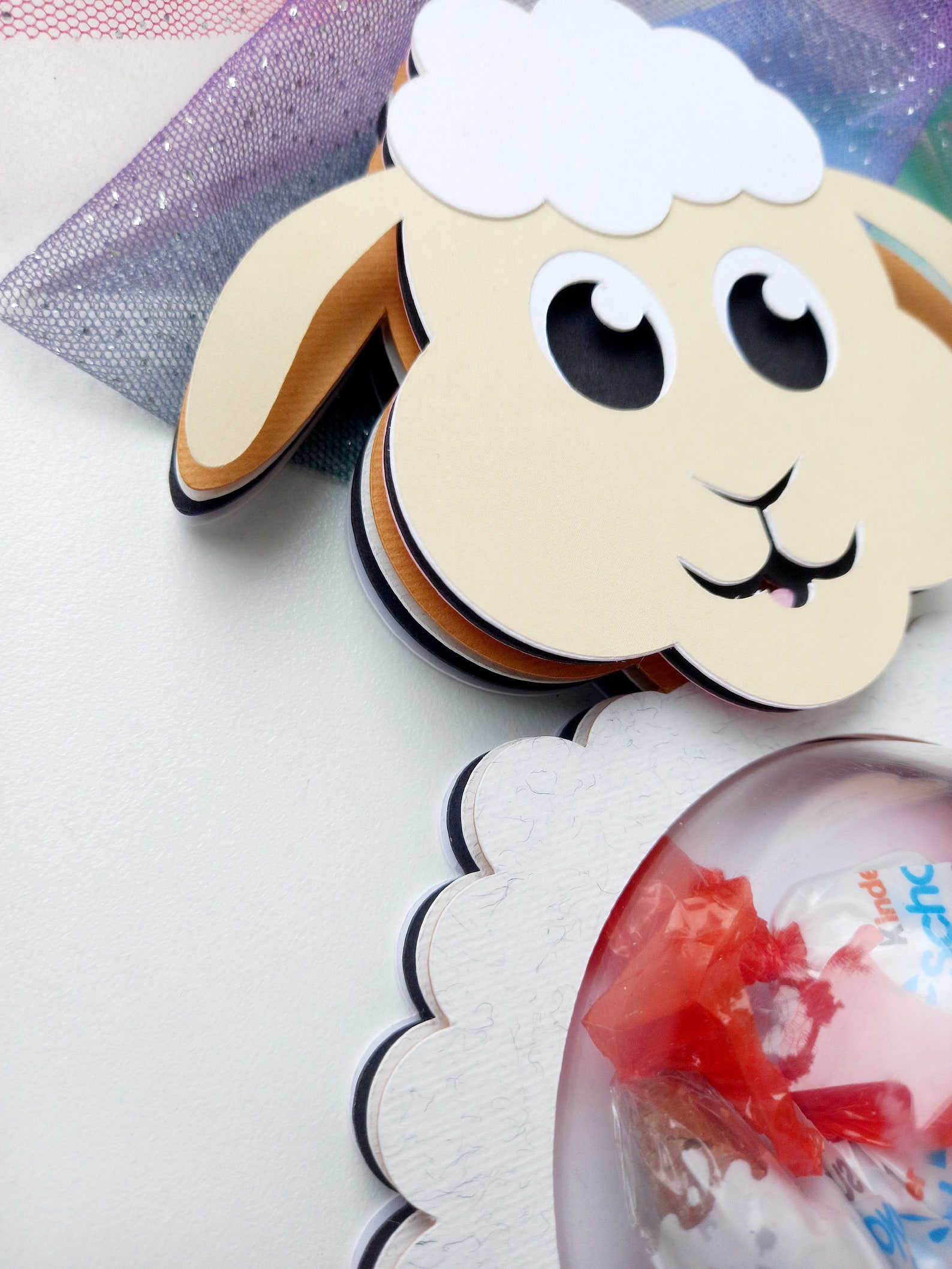 Lamb Candy Holder Sheep Candy Ornament 8cm or 3.14 - Etsy