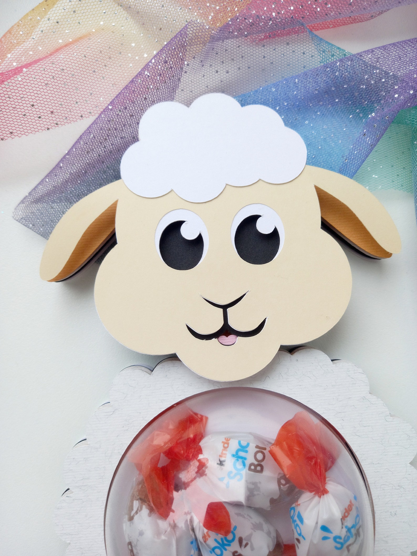 Lamb Candy Holder Sheep Candy Ornament 8cm or 3.14 - Etsy