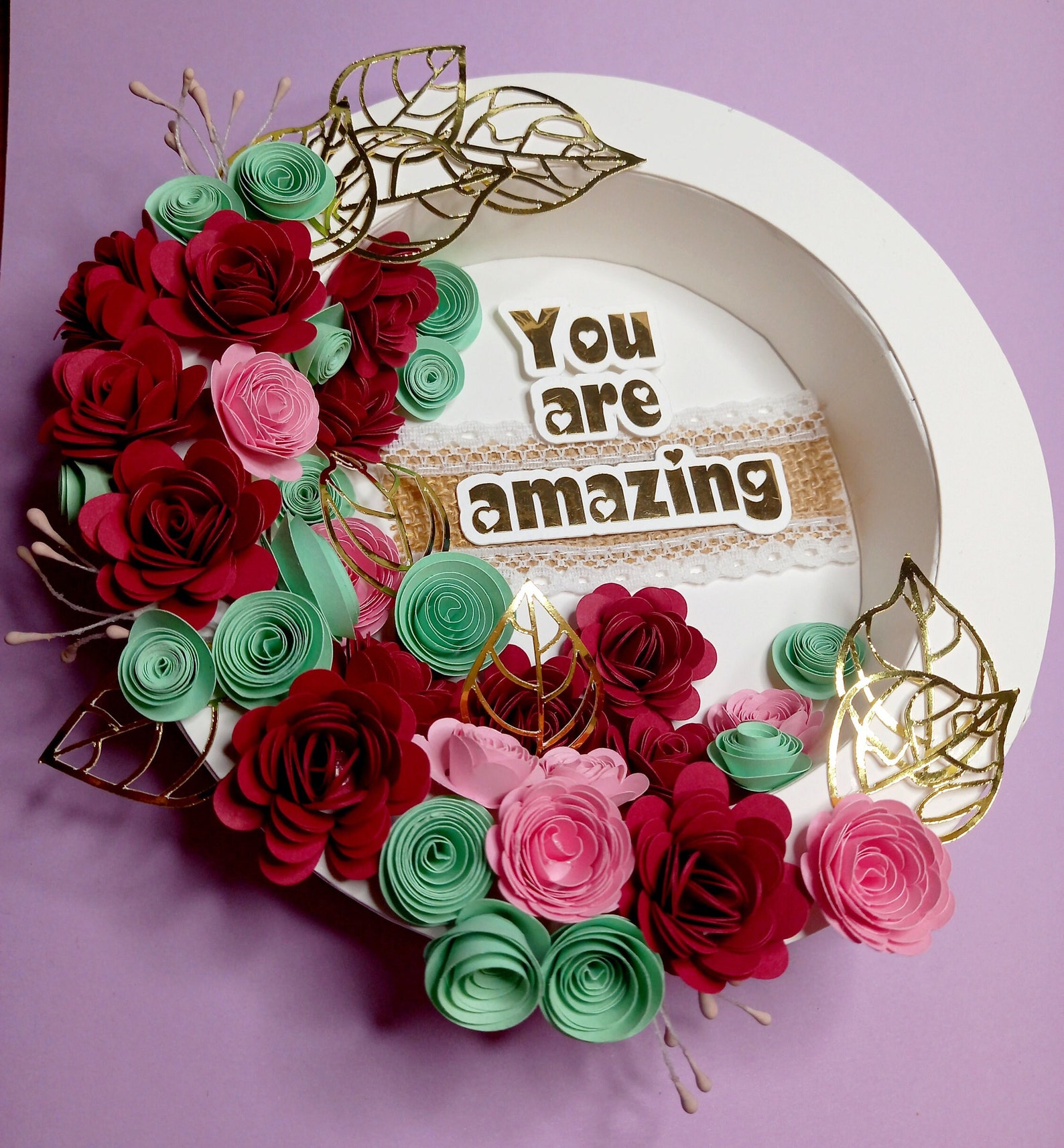 Circular Shadow Box 6.3 16.1 Cm SVG and Studio - Etsy