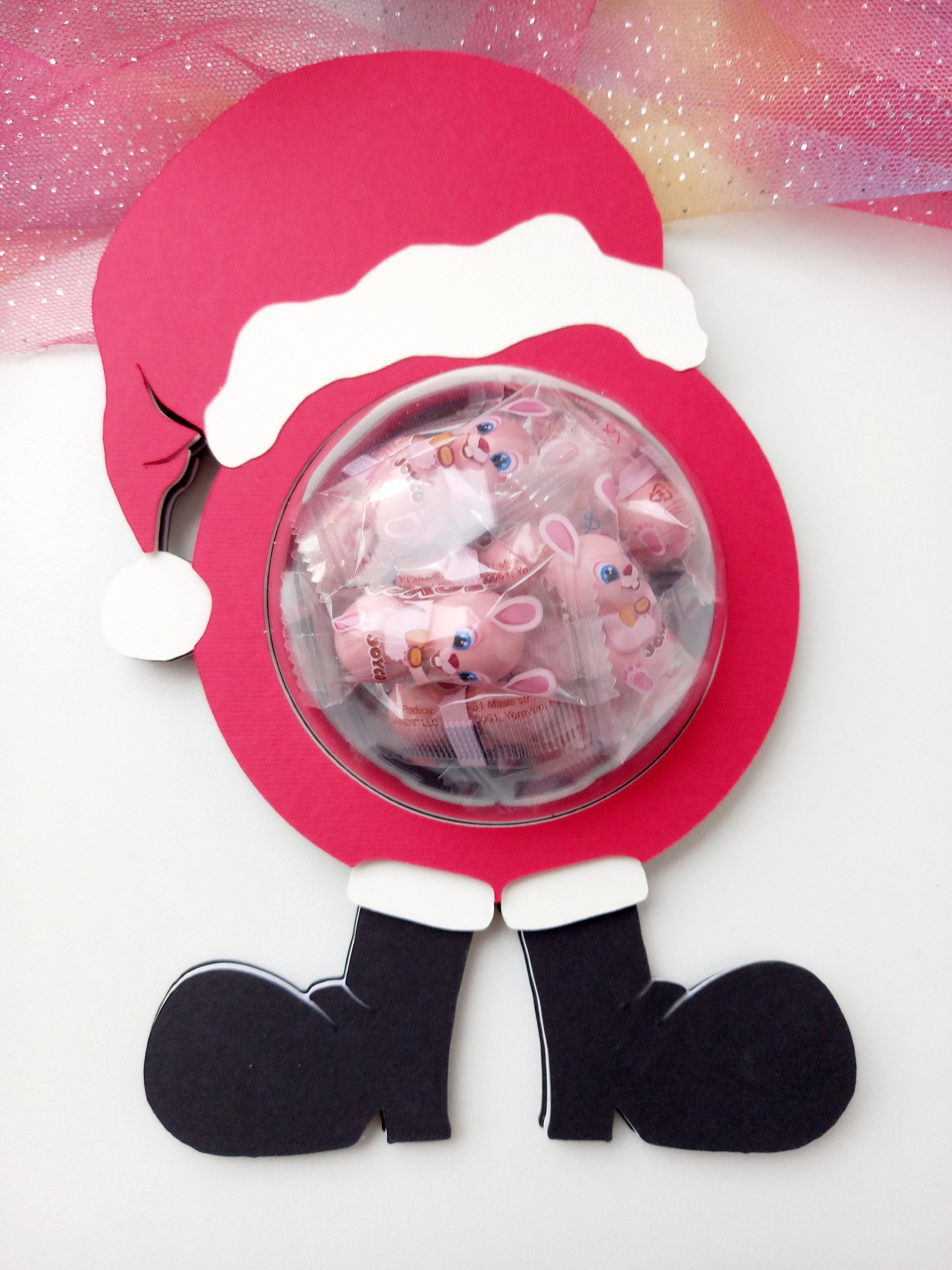 Santa Hat and Boots Candy Holder Candy Ornament Christmas - Etsy