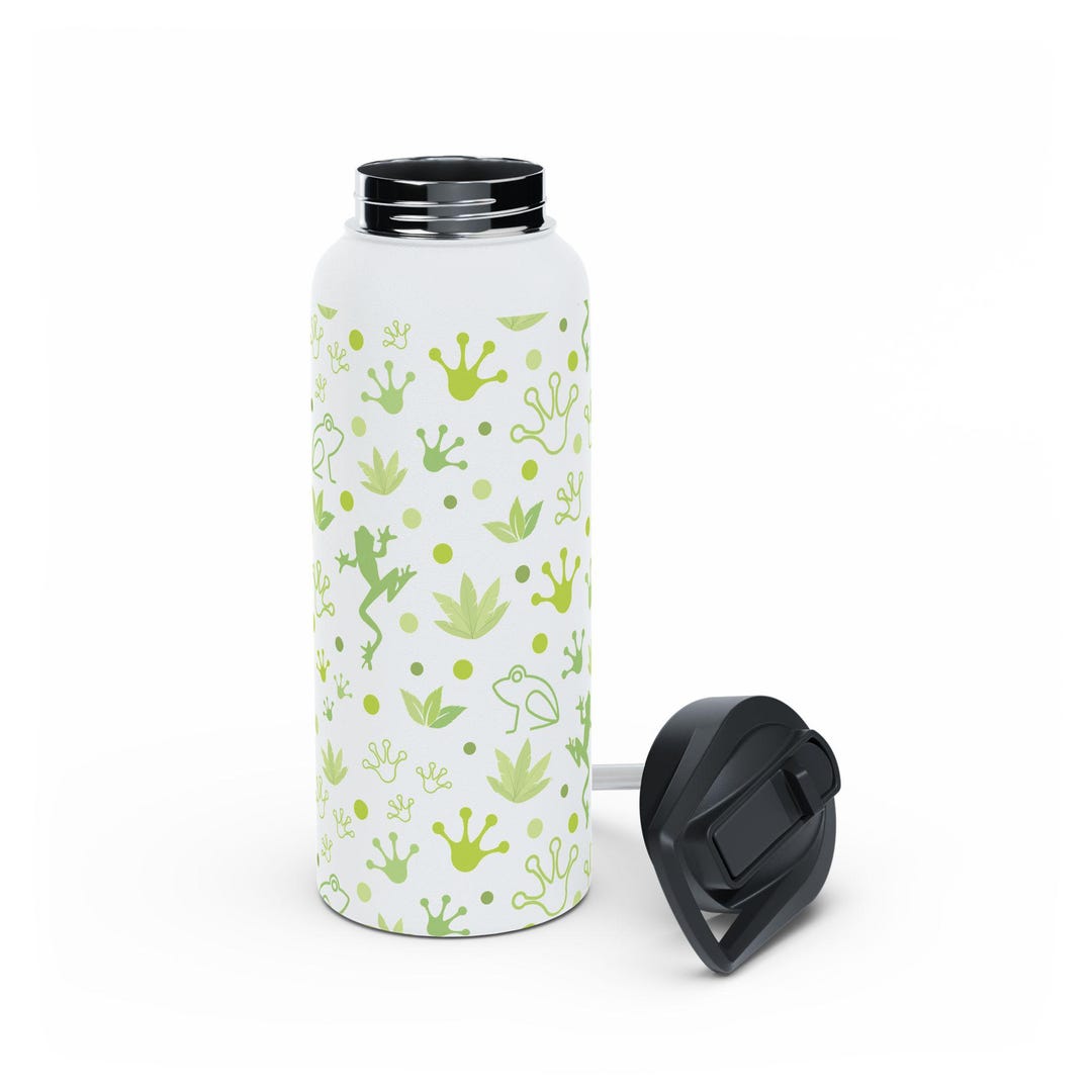 Frog Water Bottle, Water Flask, Water Container, Green Frog Bottle ...