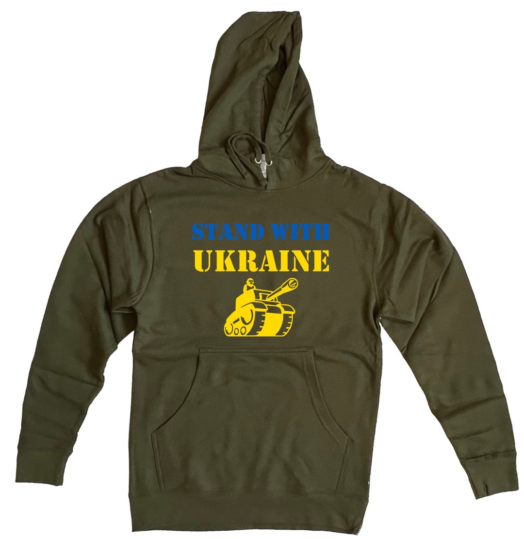 Stand With Ukraine Pullover Hoodie - Support Ukraine - Etsy