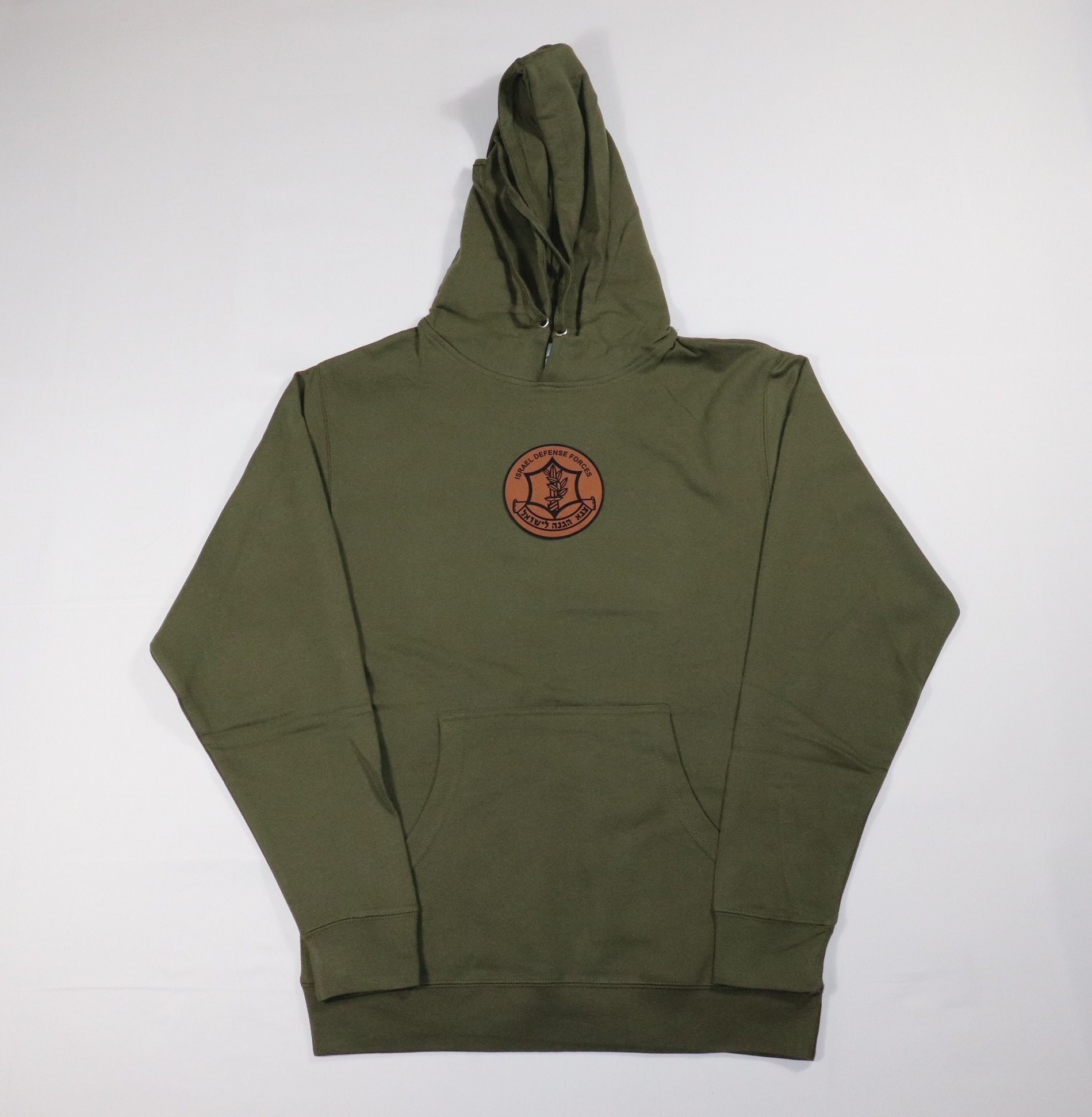 Leatherette IDF Pullover Hoodie - Israel Army - Stand With Israel - Etsy