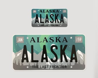Alaska Home Decal / Alaska Decal / Alaska State Sticker / - Etsy