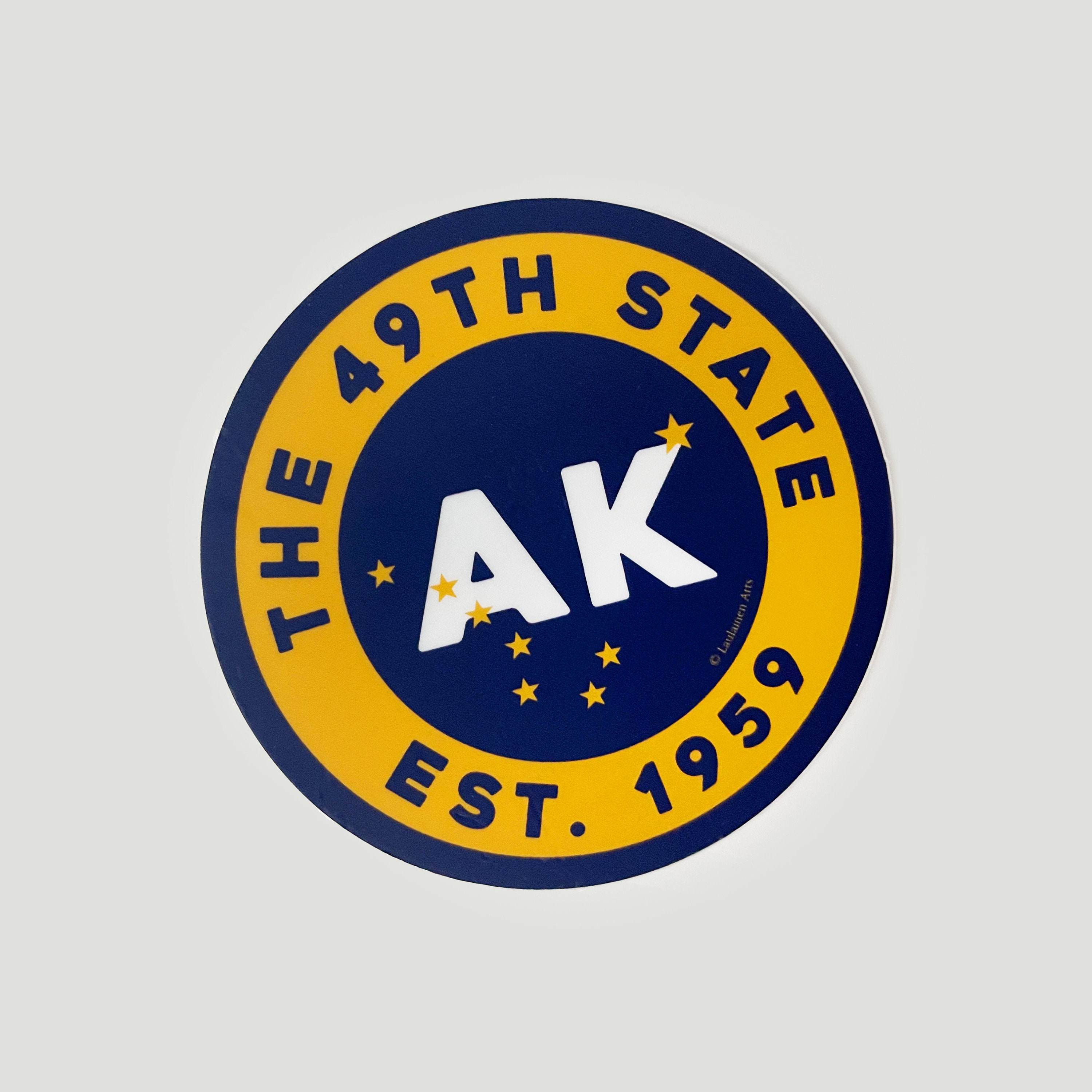 Alaska Design Sticker Set | the Great Land, Land of the Midnight Sun ...