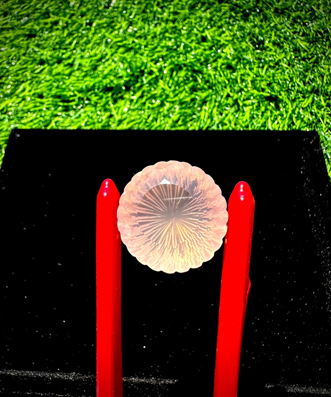 Natural Rose Quartz Round Shape Brilliant Cut and Carving Quartz Loose ...