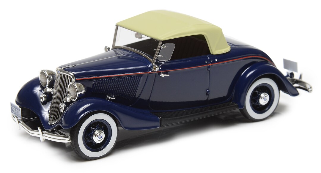 1933 Ford Model 40 Roadster Top-up Scale Model in 1:43 Scale by Esval ...
