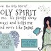 Holy Spirit Bible Journal Page: Christian Printable (digital Download ...