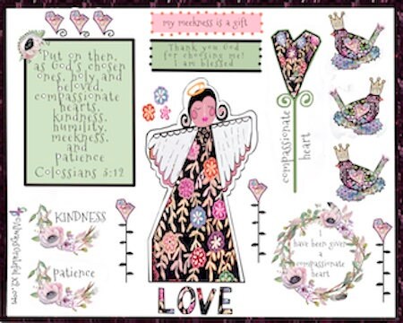 Spirituality Meekness Bible Printable Bible Journaling - Etsy