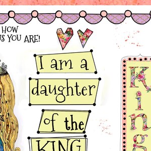 Daughter of the King Bible Journal Page (digital Download) - Etsy