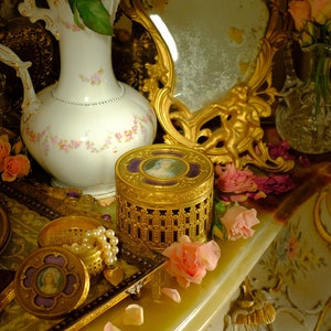 Antique Rare French Vanity Boudoir Set in Purple Rococo 11 Items - Etsy