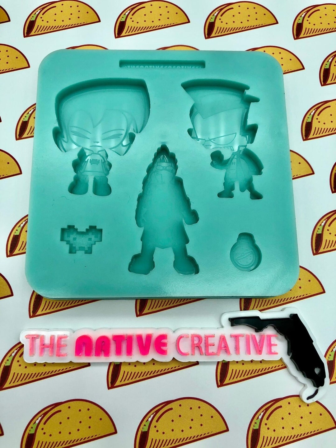 Invader Zim Membrane Family Pendant / Phone Grip Silicone Mold *made to ...