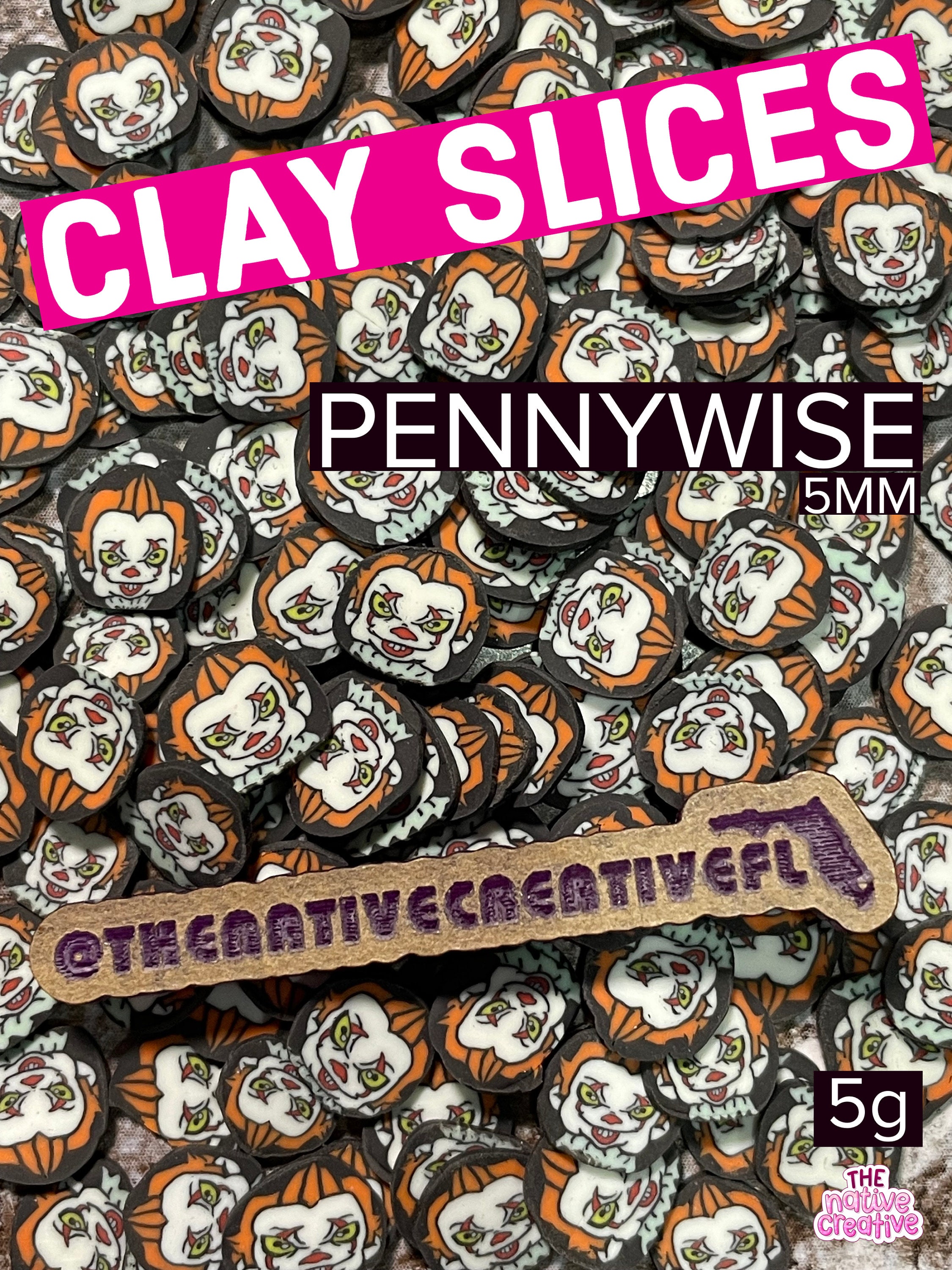 Horror Faces V2 Clay Slices 5g * Supplies - Etsy