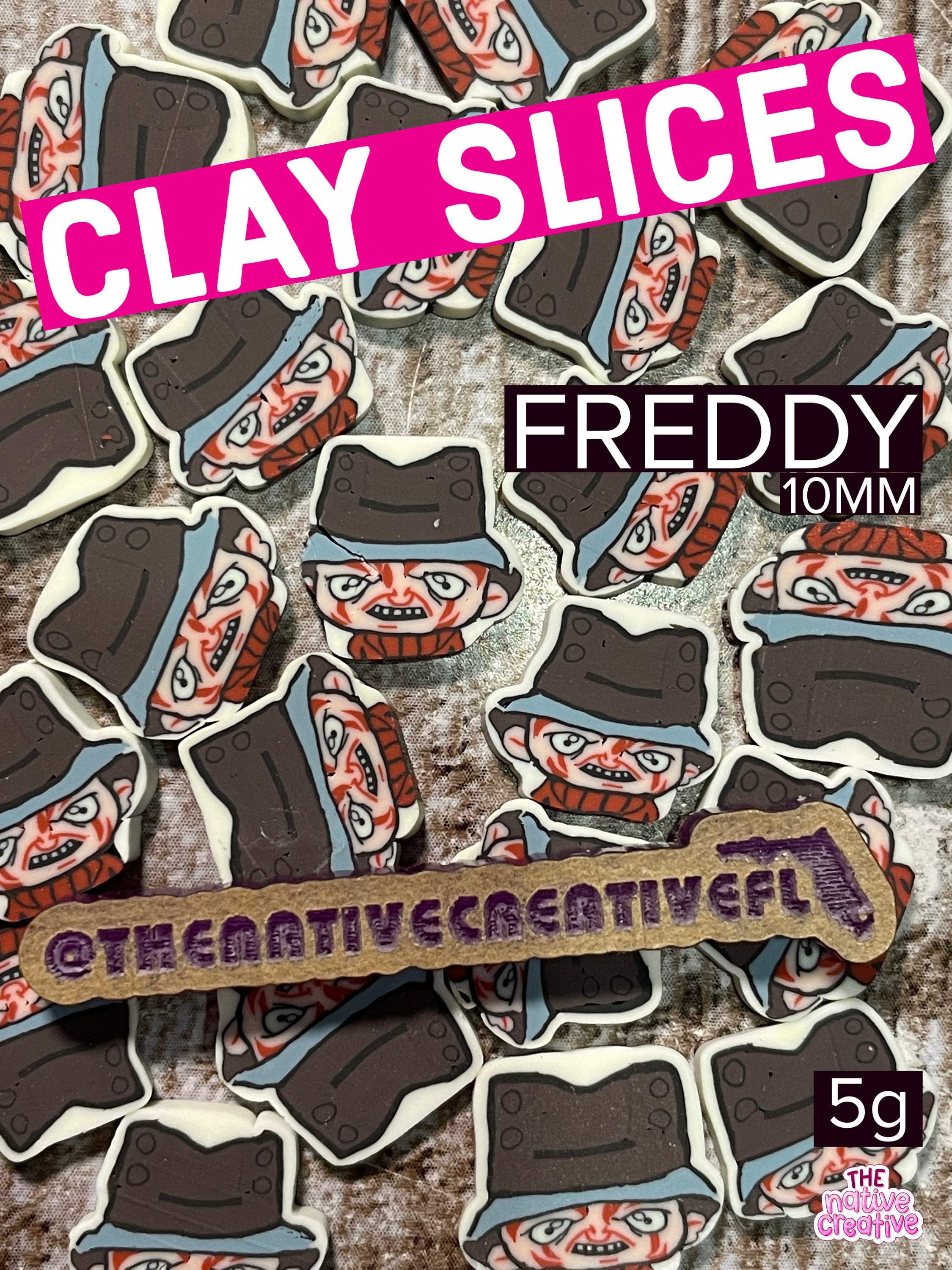 Horror Faces V2 Clay Slices 5g * Supplies - Etsy
