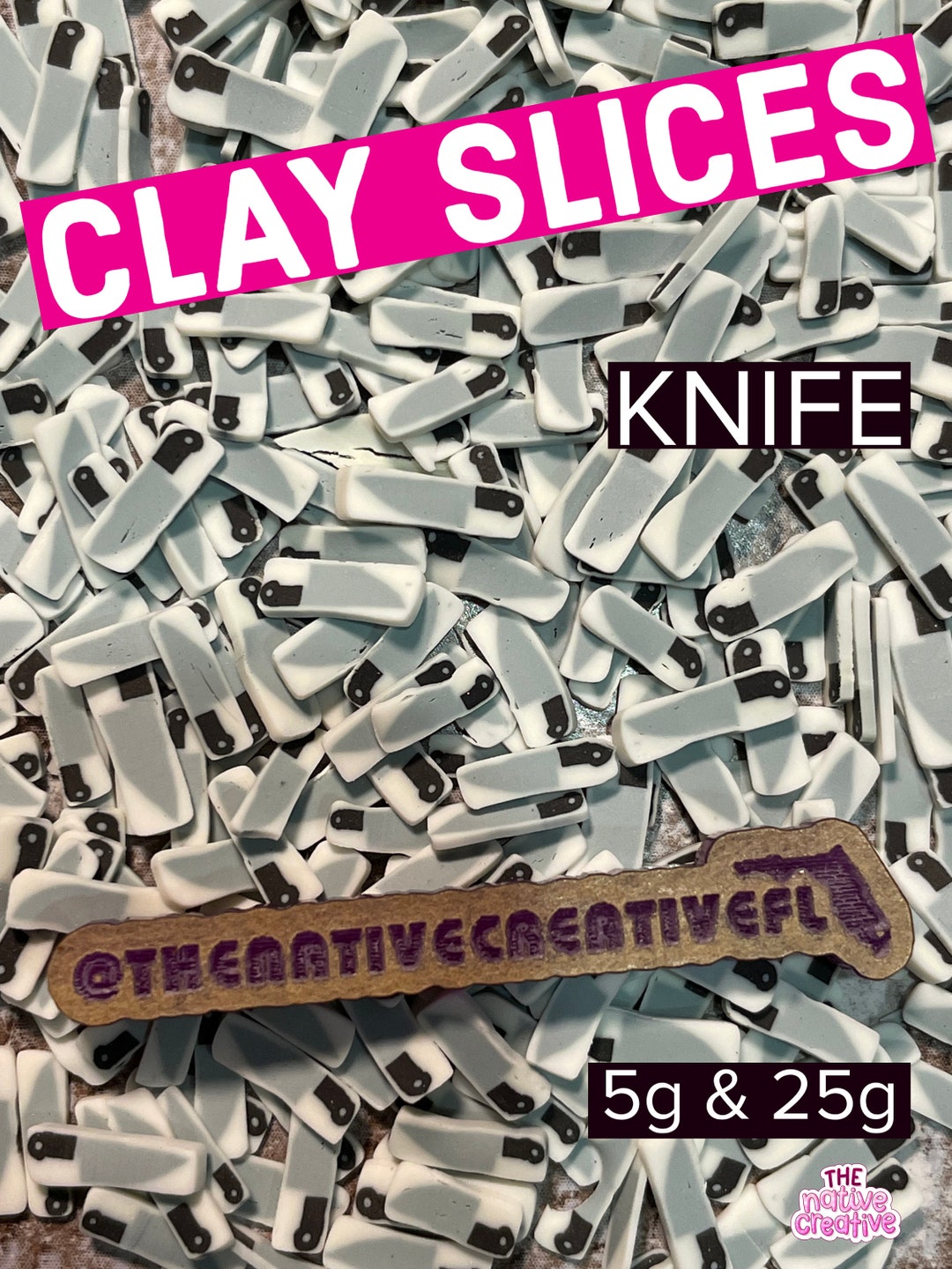 Knife Clay Slices 5g and 25g * Supplies - Etsy