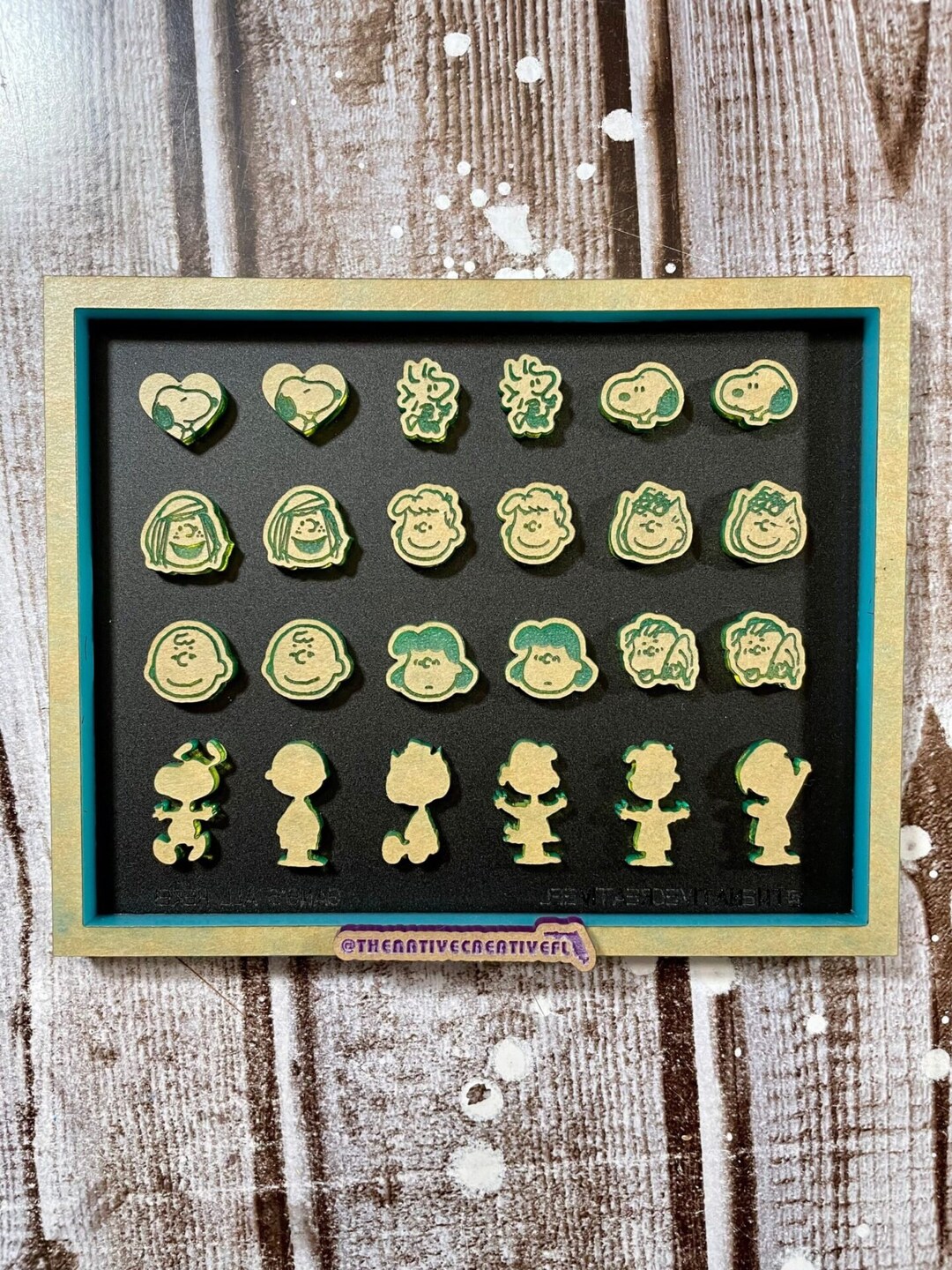 The Gang Headshots Earring Studs/ Shaker Bits Palette Silicone Mold for ...
