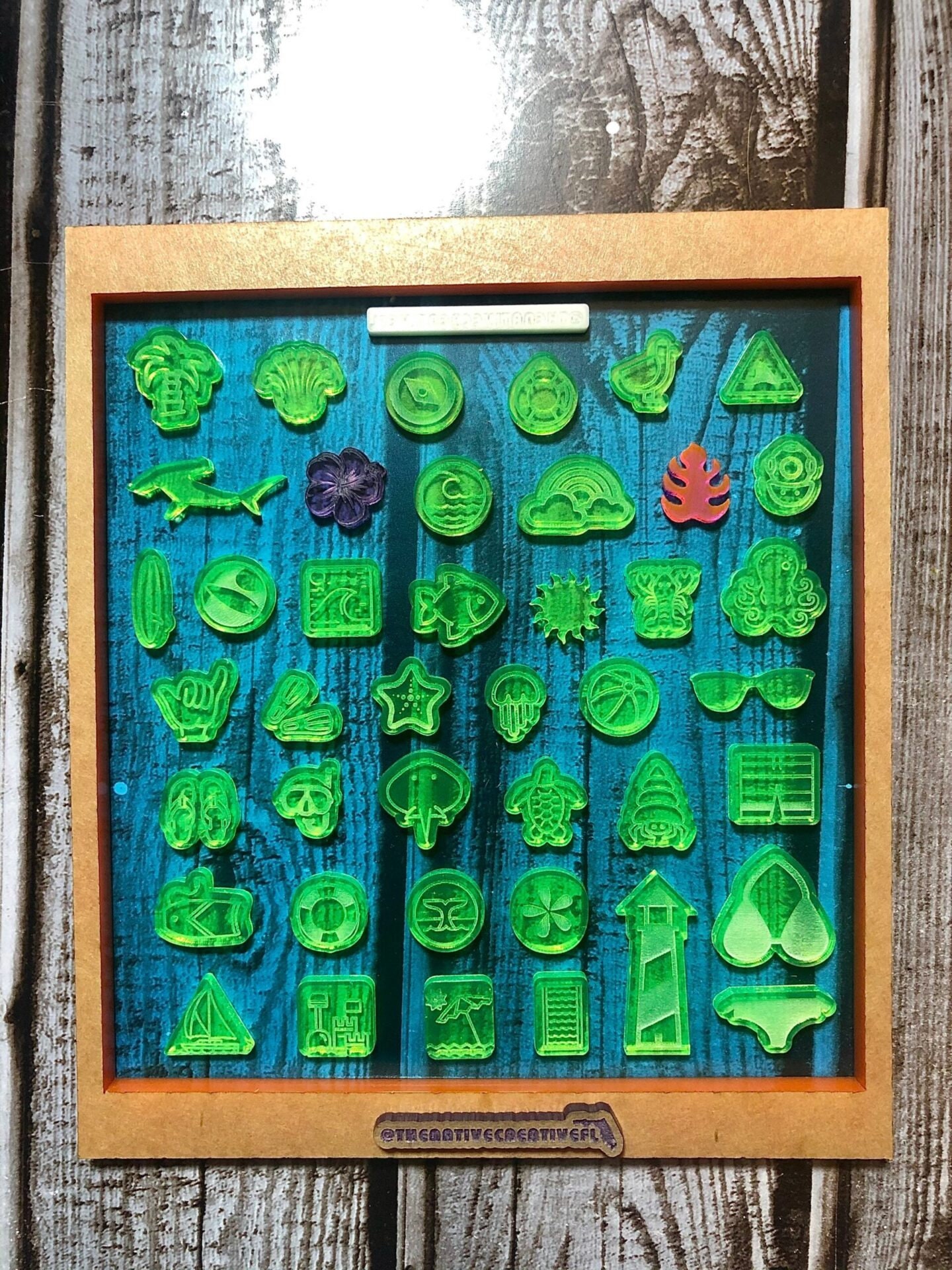 Summer Beachin’ Earring Studs/ Shaker Bits Silicone Mold for Resin ...