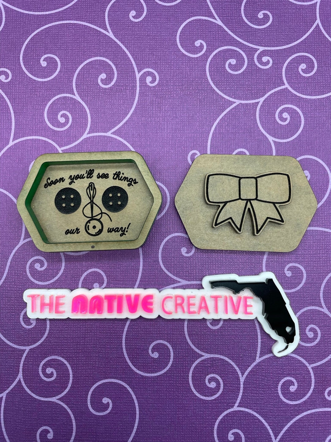 Coraline Button Box With Topper EXCLUSIVE Phone Grip / Keychain / Badge ...