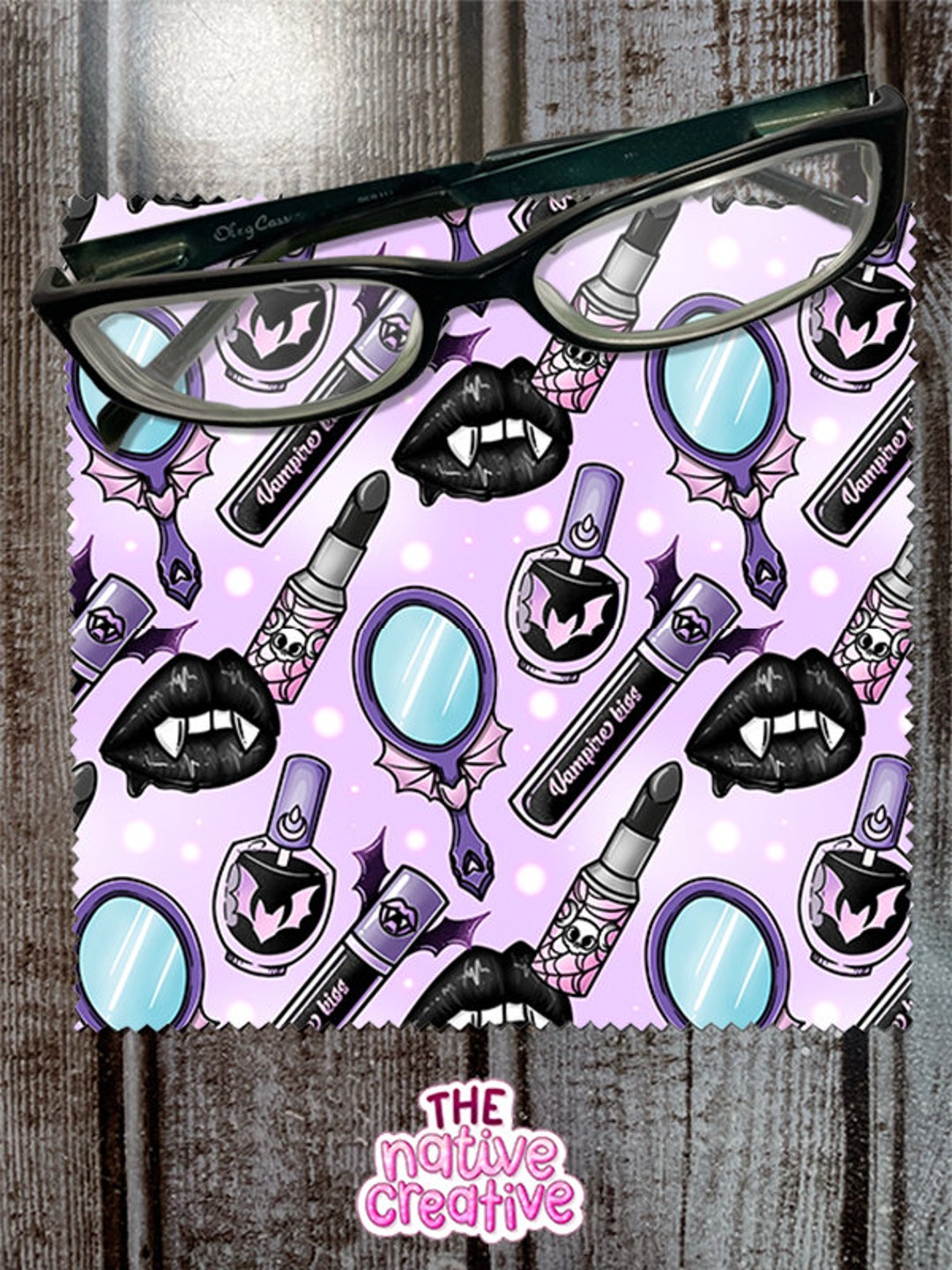 Goth and Glam Microfiber Cleaning Cloth for Glasses, Sunglasses, Cell ...