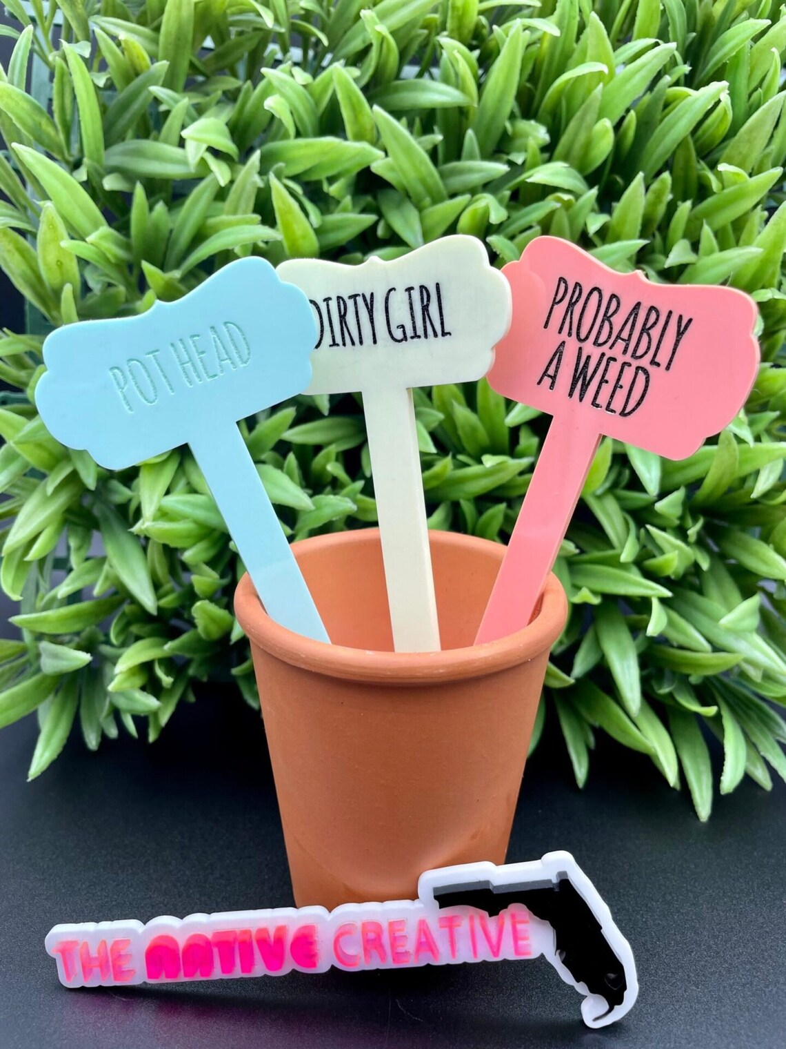 Love Puns Sayings Garden Sticks Set 3 Exclusive Silicone Mold for Resin ...