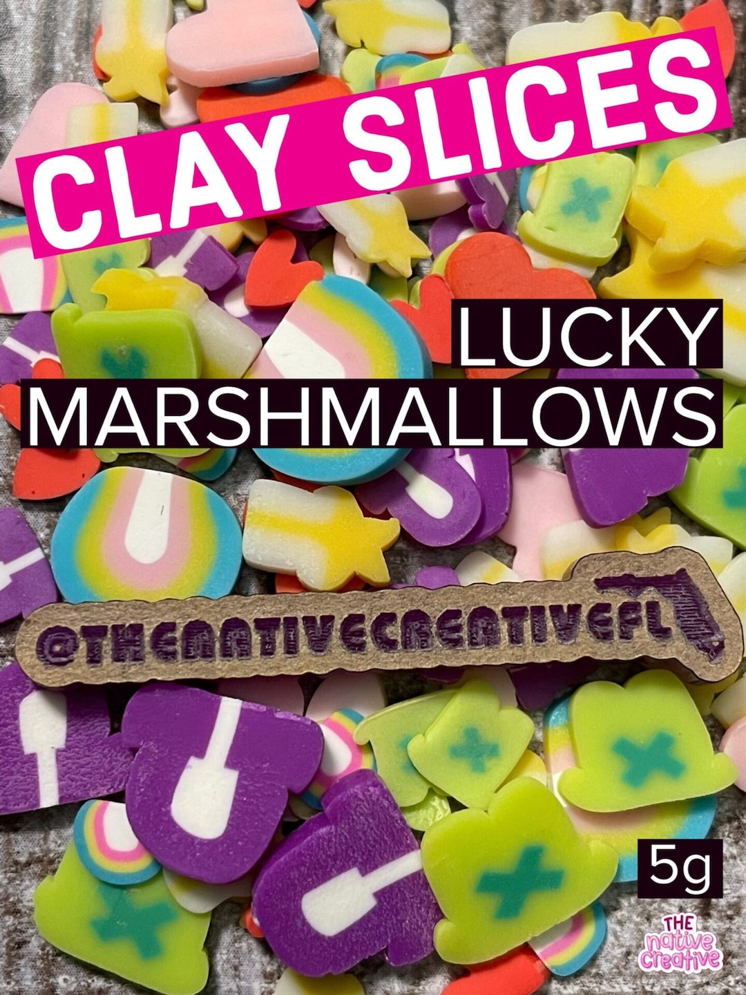 Lucky Shapes Marshmallows Clay Slices 5g * Supplies - Etsy
