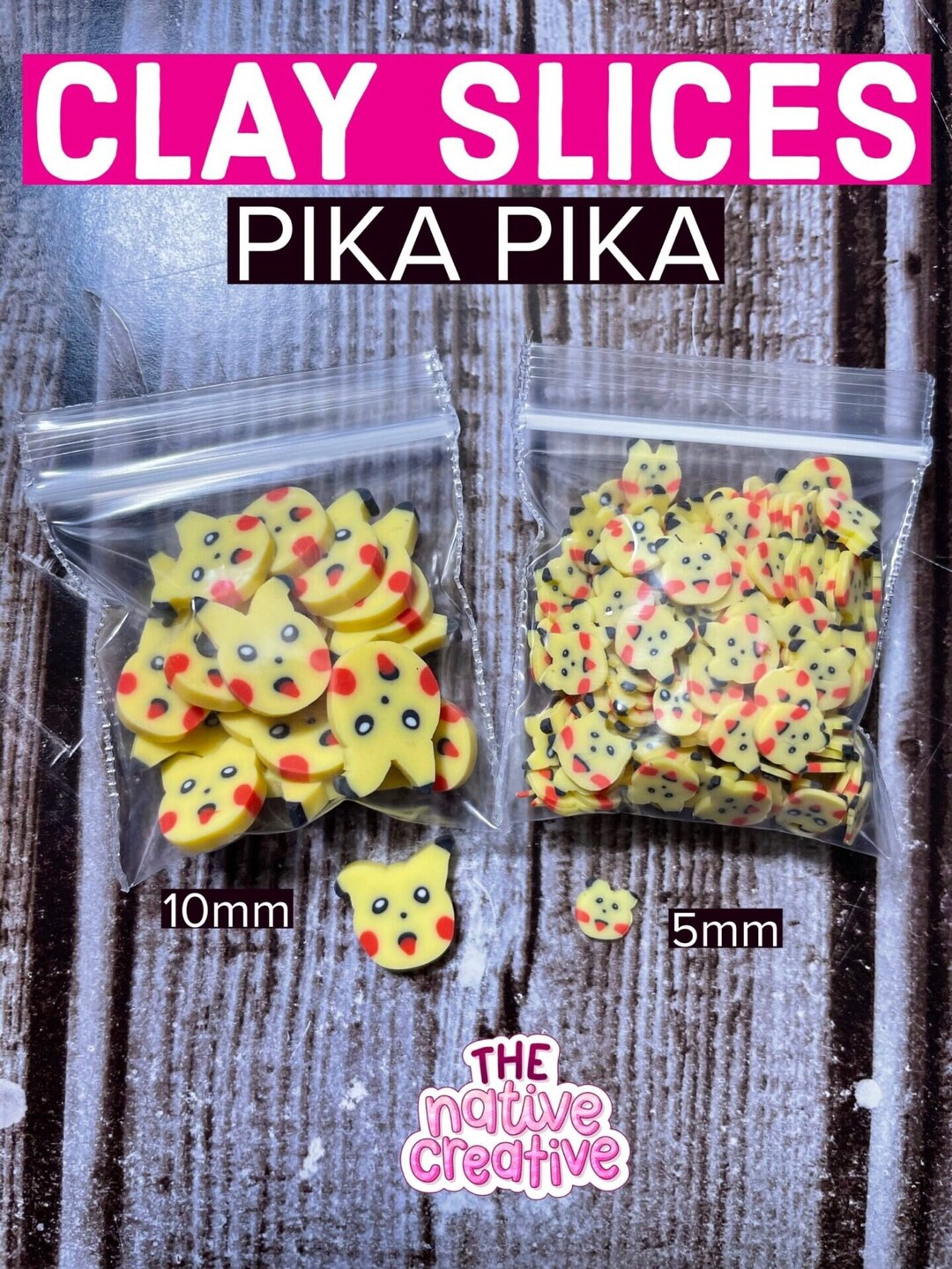 Pika Pika Clay Slices 5g * Supplies - Etsy