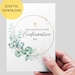 On Your Confirmation Day Card. Printable Card Template. Editable Name ...