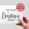 On Your Confirmation Day Card. Printable Card Template. Editable Name ...