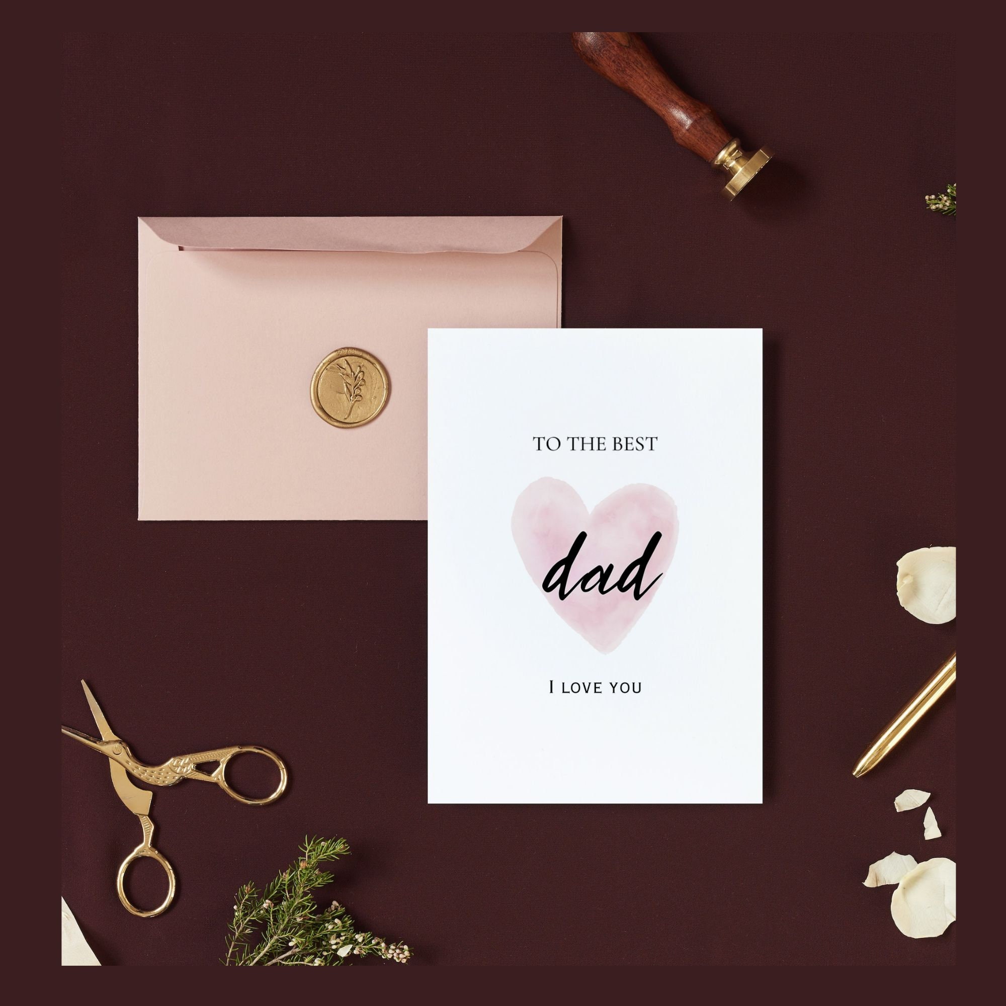 Printable Father's Day Card, Digital Download, Printable Card, to the ...