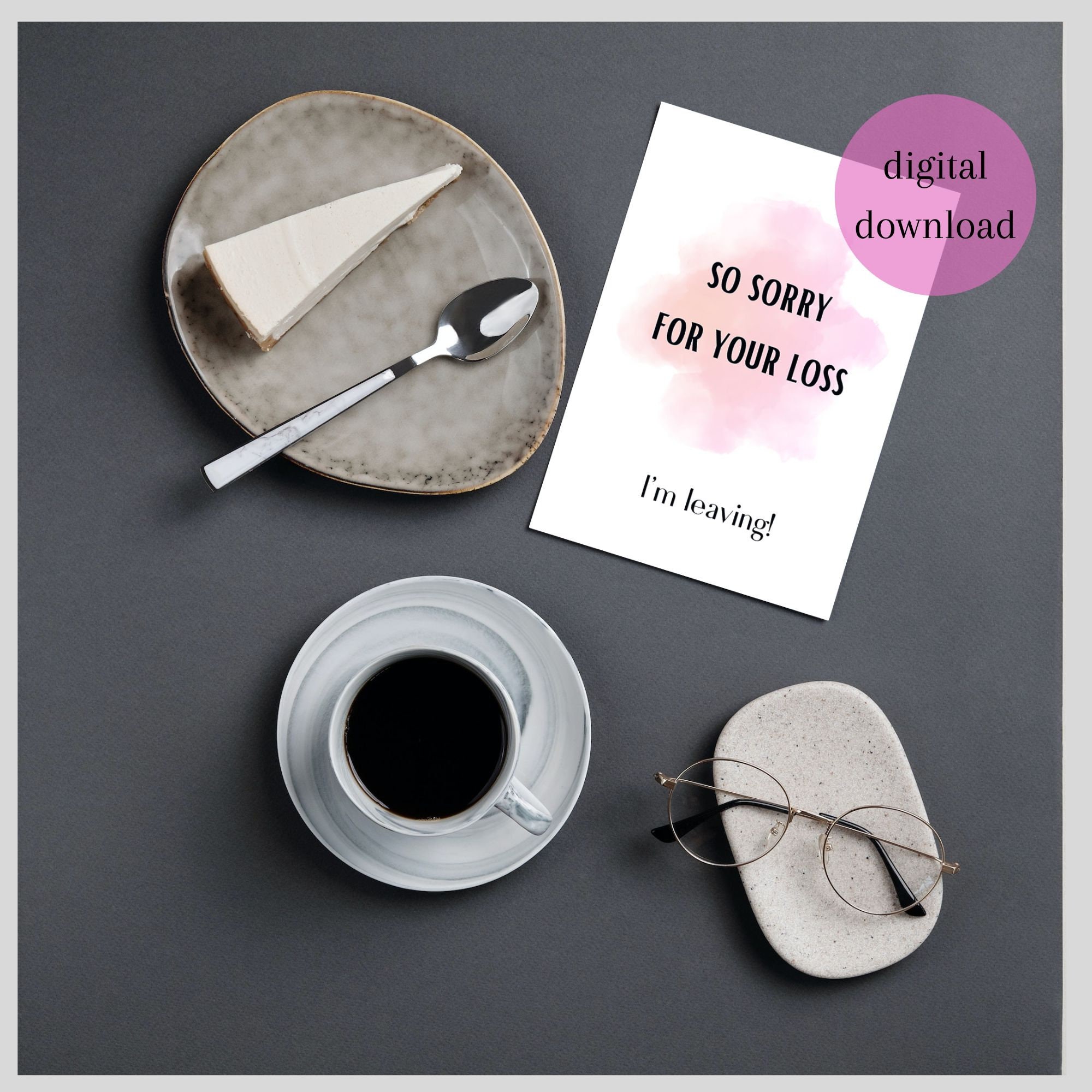 Funny Leaving Card - New Job Card - Sorry I'm Leaving - Good Luck ...