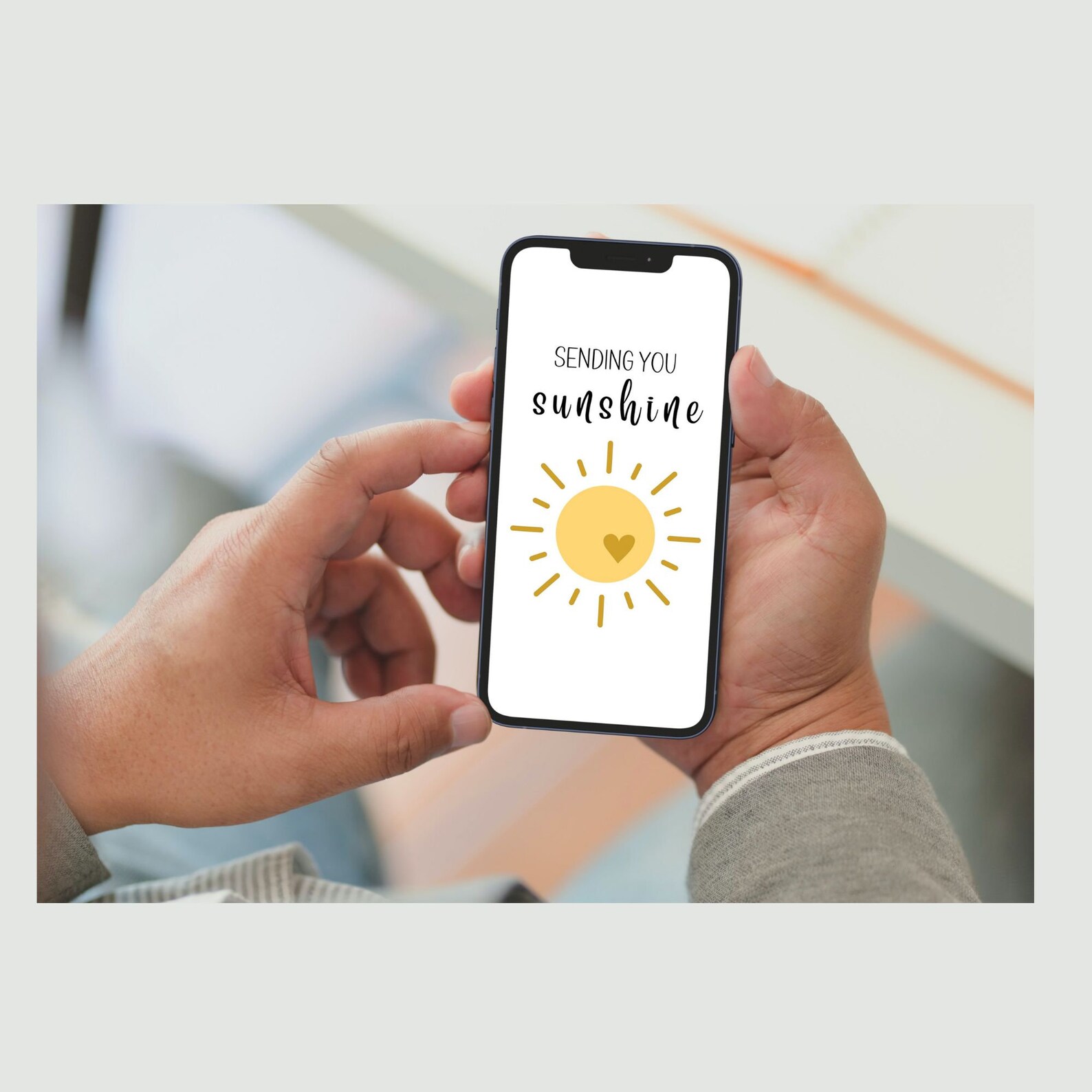 Sending You Sunshine Card, Printable Greeting Card, Thinking of You ...