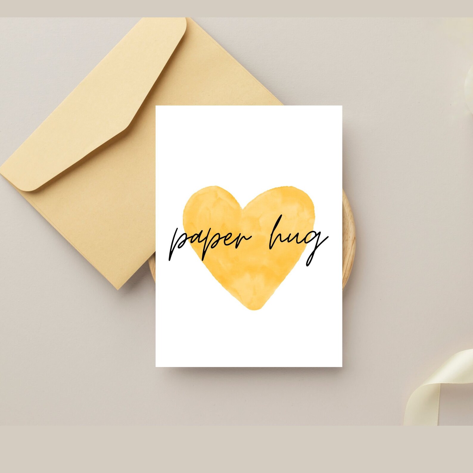 Paper Hug Printable Card. DIGITAL DOWNLOAD. Friendship Card - Etsy UK