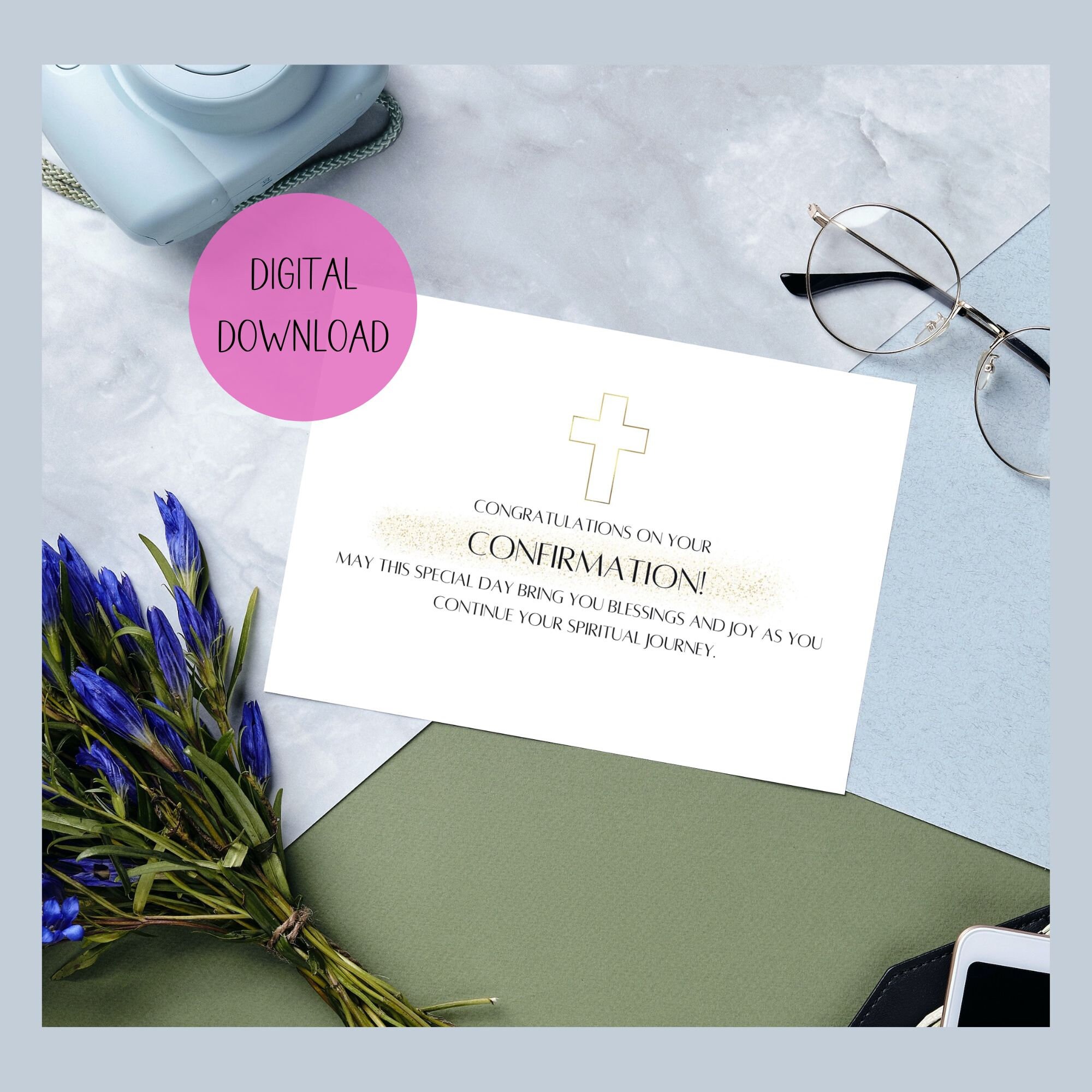 On Your Confirmation Day Card. Printable Card Card for Her Card for Him ...