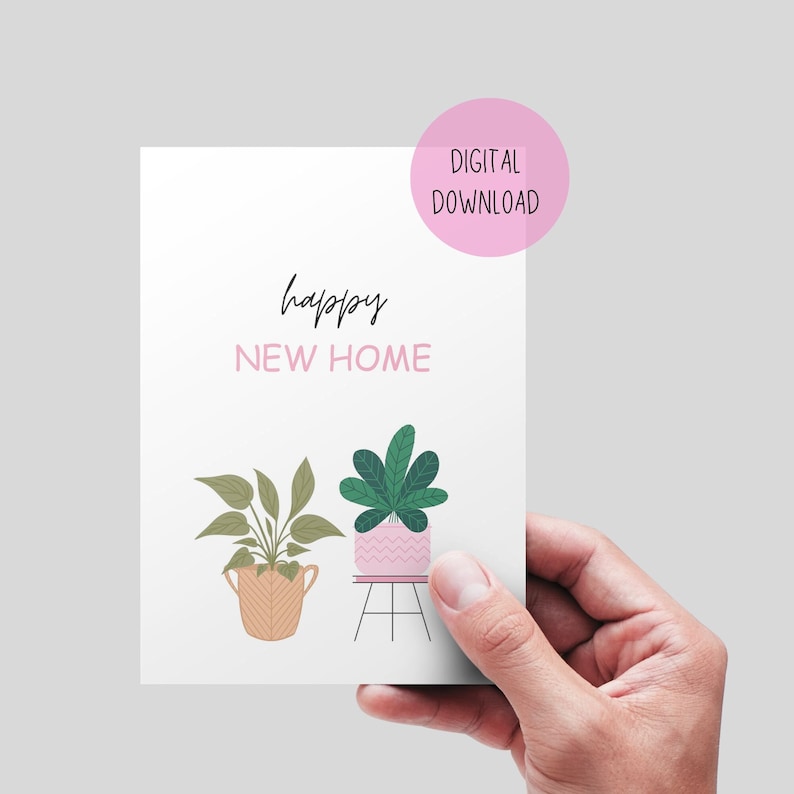 New Home Printable Card | Congratulations on Your New Home | New House ...