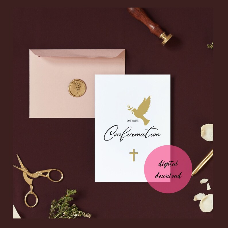 On Your Confirmation Day Card. Printable Card | Card for Her | Card for ...