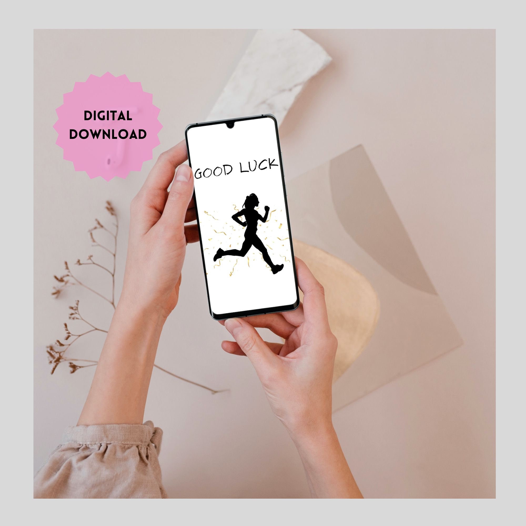 Marathon Runner Printable Card. Good Luck. Runner Gift. DIGITAL ...