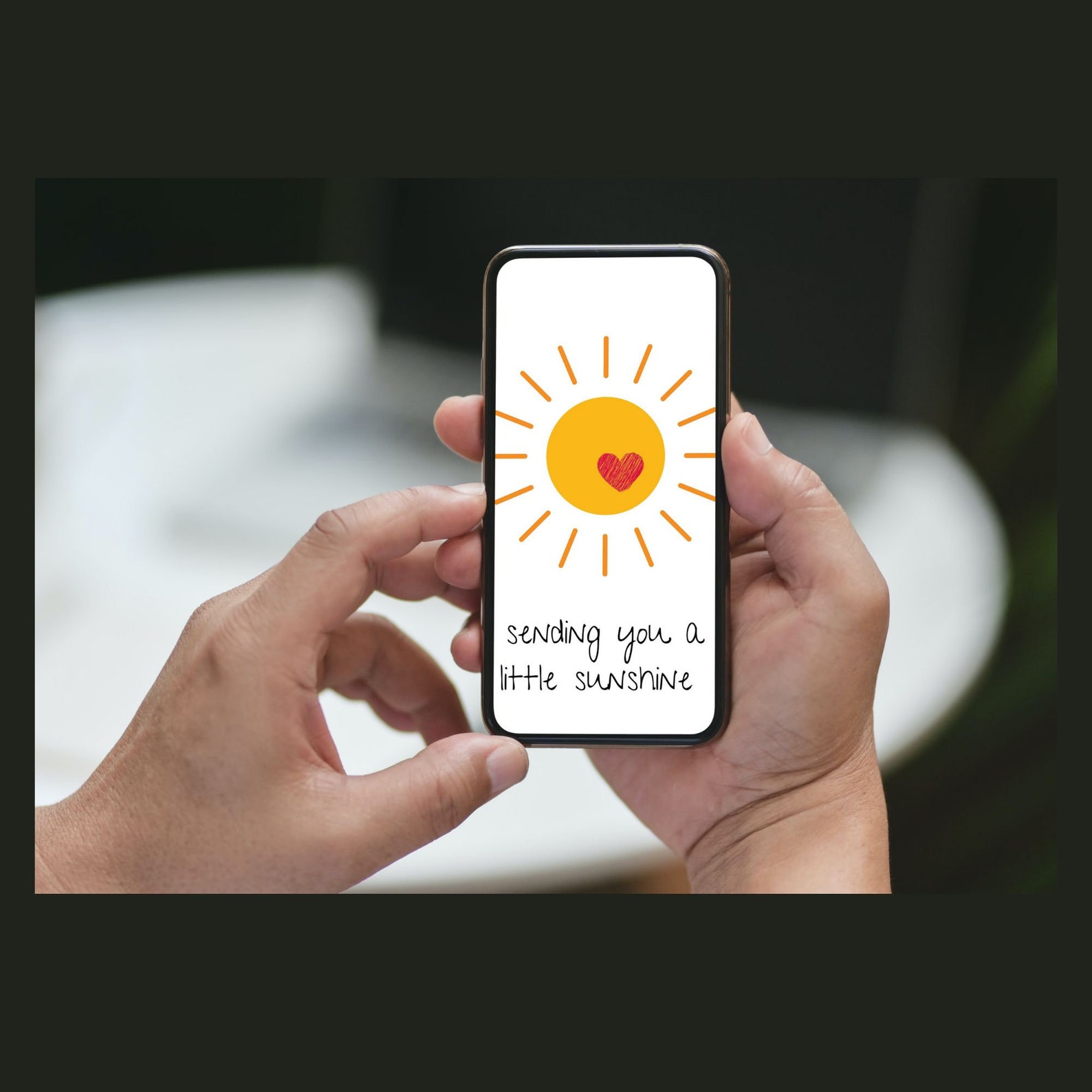 Sending You a Little Sunshine Card, Printable Greeting Card, Thinking ...