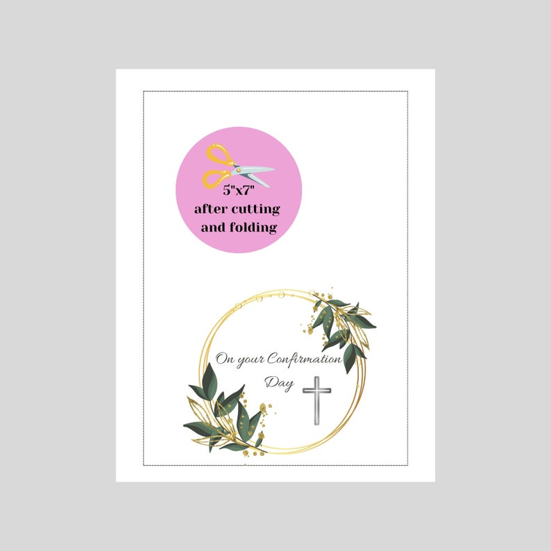 On Your Confirmation Day Card. Printable Card | Card for Her | Card for ...