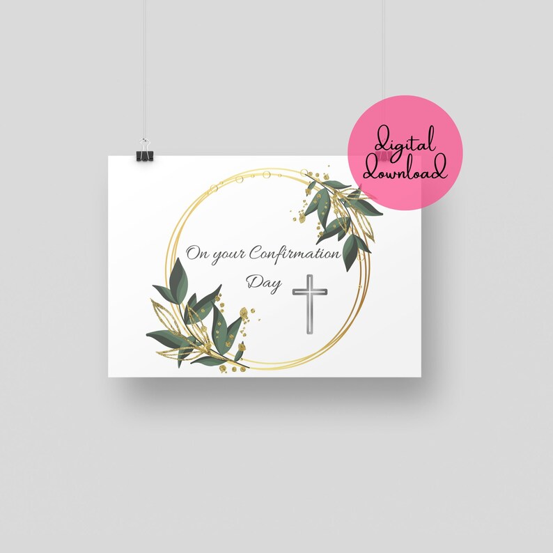 On Your Confirmation Day Card. Printable Card | Card for Her | Card for ...